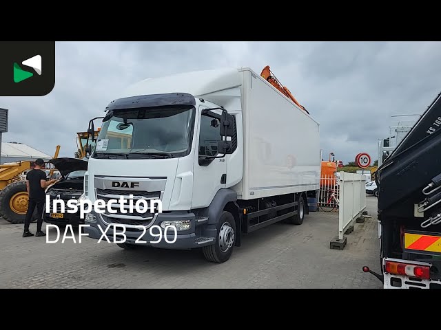 DAF XB 290 4X2 Saxas MKD 73-M-E Box body truck - BAS World