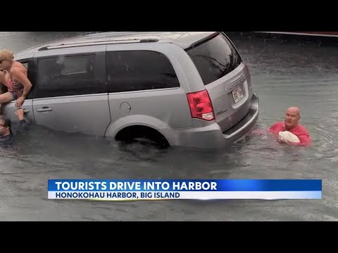 Big Island tourists follow GPS right into water at Honokohau Harbor