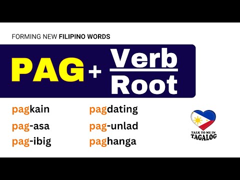 PREFIX PAG~ (TAGALOG NOUNS) | Intermediate Filipino Language Lesson | Tagalog Tutorial Lesson