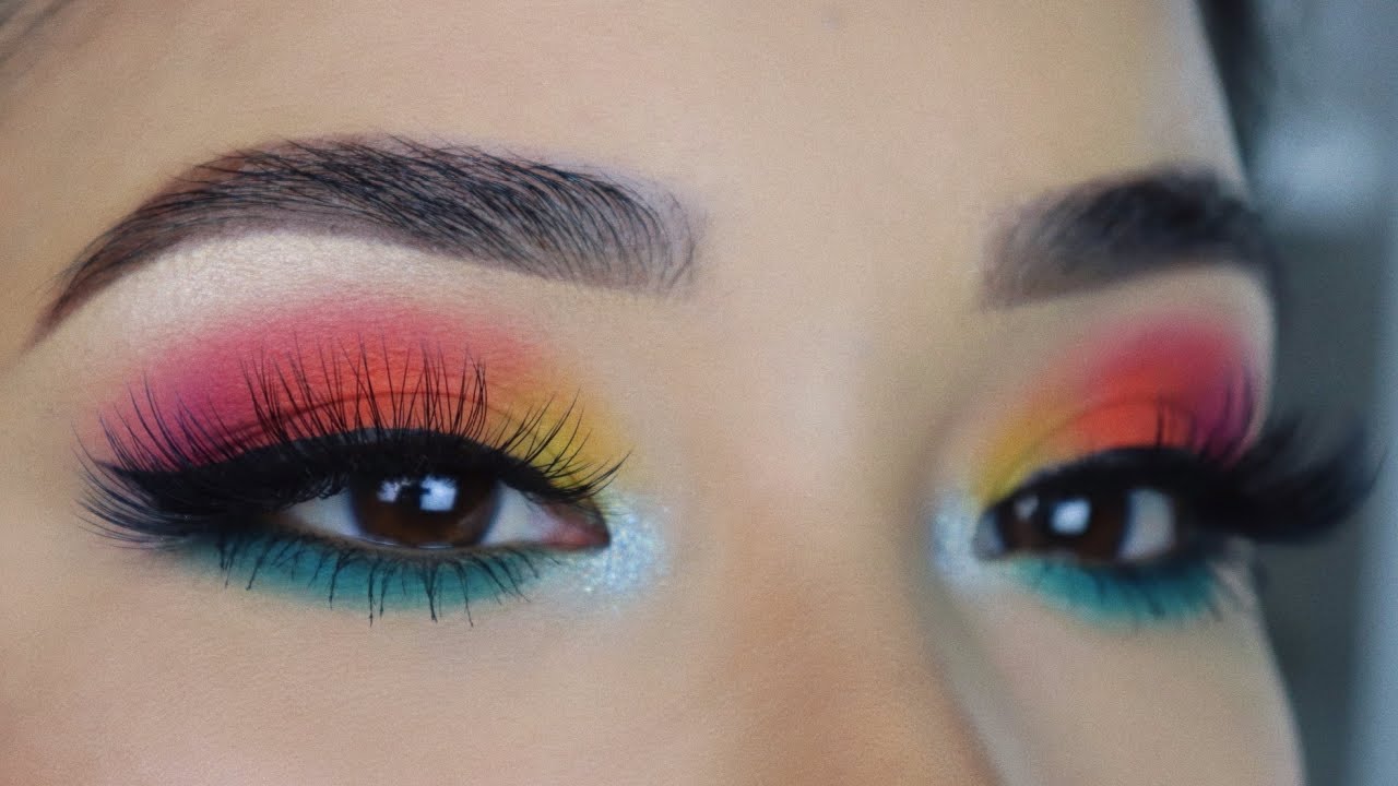 Maquillaje Colorido PASO A PASO