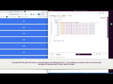 TailwindCSS grid column