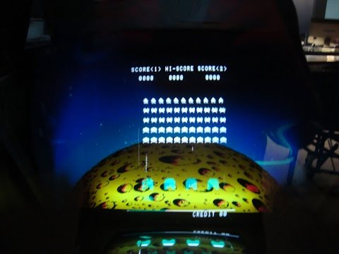 Classic 1978 Midway Space Invaders Arcade Game! - Gameplay, Cabinet Design, Artwork