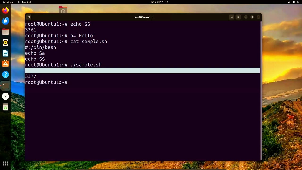 Linux Source Command