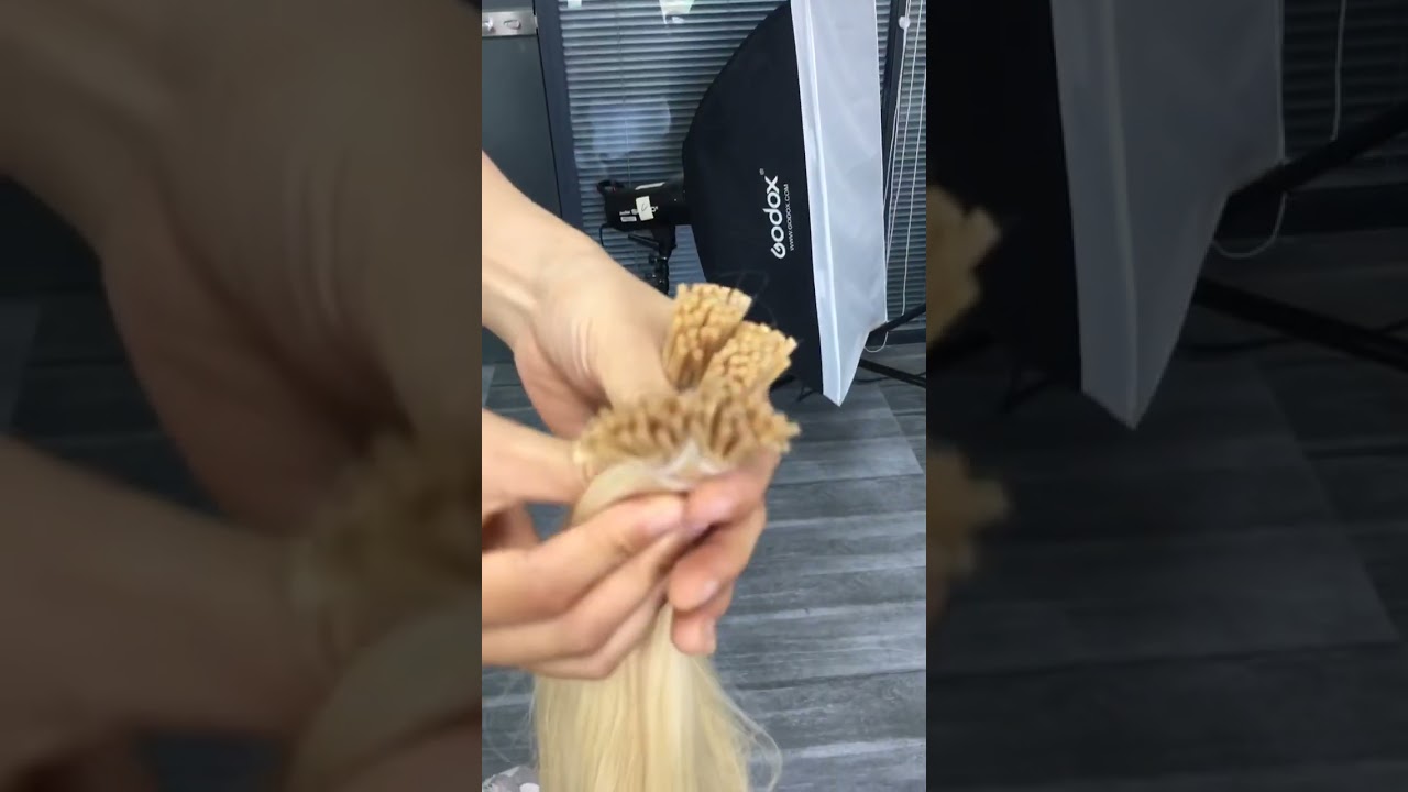 Real Human Hair I Tip Keratin Hair Extensions  #blonde #balayage #hair #beauty #hairstyle #fashion