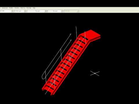 Structural Steel Stair by MechQ