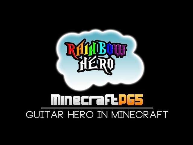 Rainbow Hero - Guitar Hero in Minecraft Minecraft Map
