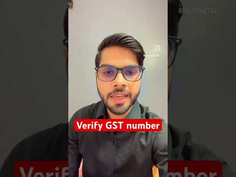 How to verify GST number online #shorts #youtubeshorts