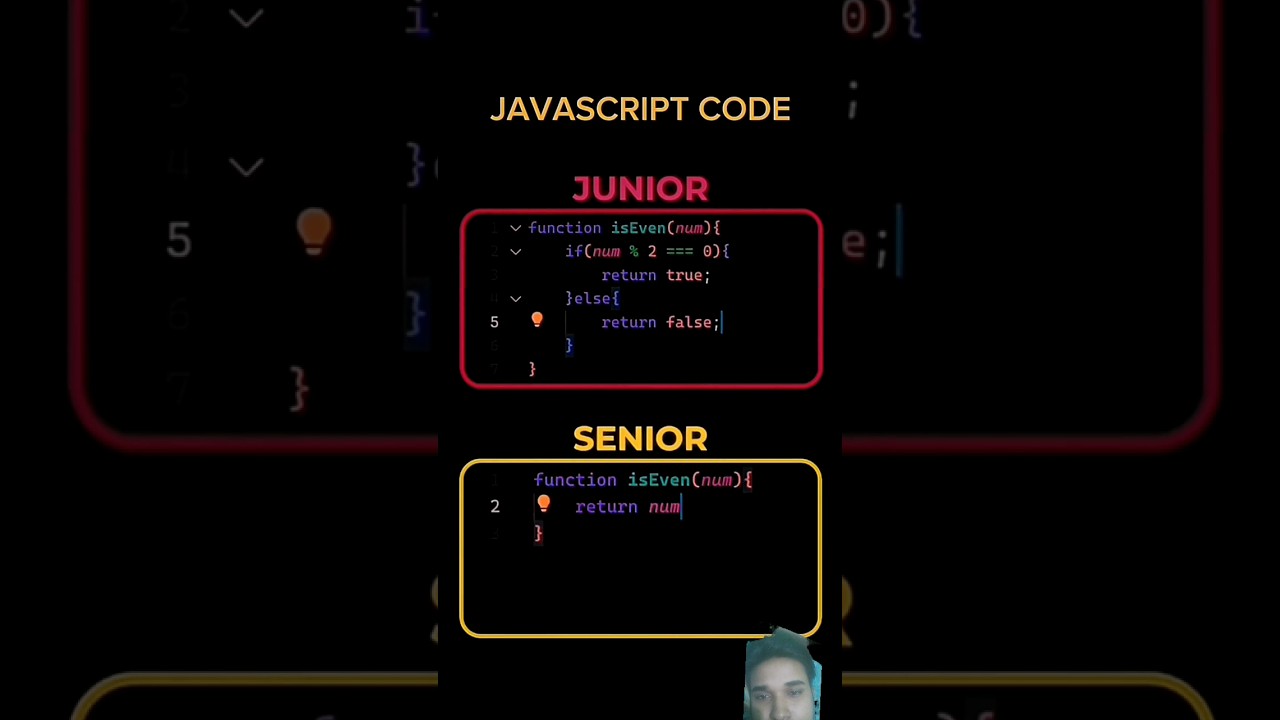 Junior vs senior frontend developer| noob vs pro #javascript #coding #htmlcssjavascript #frontend