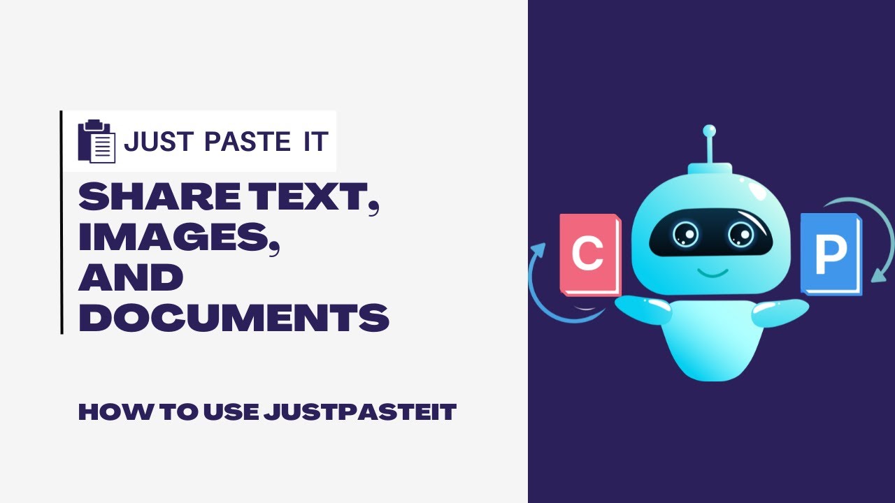 Just Paste it: Share Text, Images, and Documents | How to Use justpasteit.in