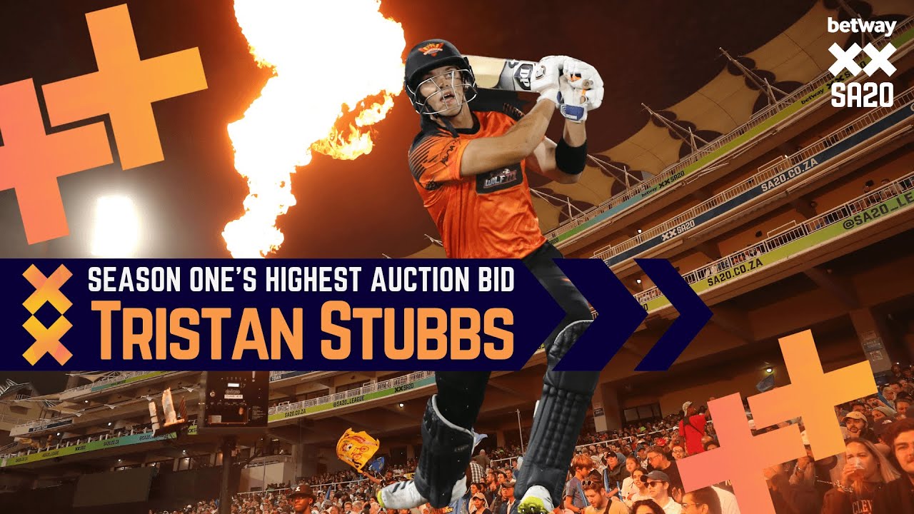 Tristan Stubbs - The Record Buy | T20 Auction | Betway SA20