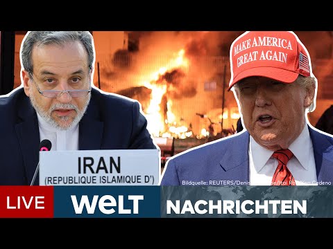 NAHOST: Diplomatisches Tauziehen! Irans Außenminister wirft Trump Ablenkungsmanöver vor | WELT LIVE