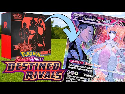 I PULLED THE RAREST CARD IN THE SET | DESTINED RIVALS TRAINER BOX UNBOXING