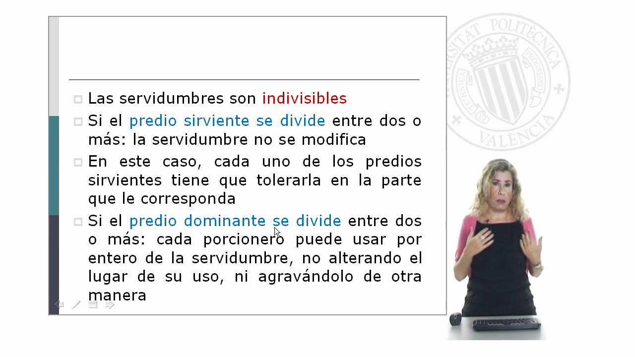 Modos de adquirir las servidumbres | 43/128 | UPV