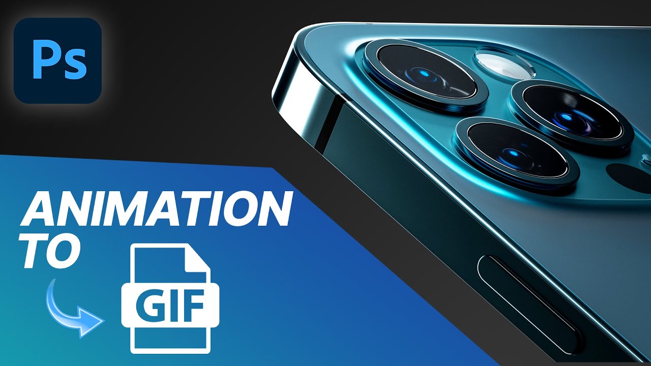 How To Convert Animation Into FAST Loading GIF For Portfolio