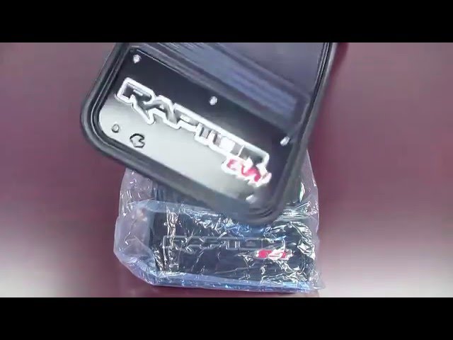 Truck Hardware Gatorback 12"x23" Raptor SVT Black Wrap Mud Flaps ...