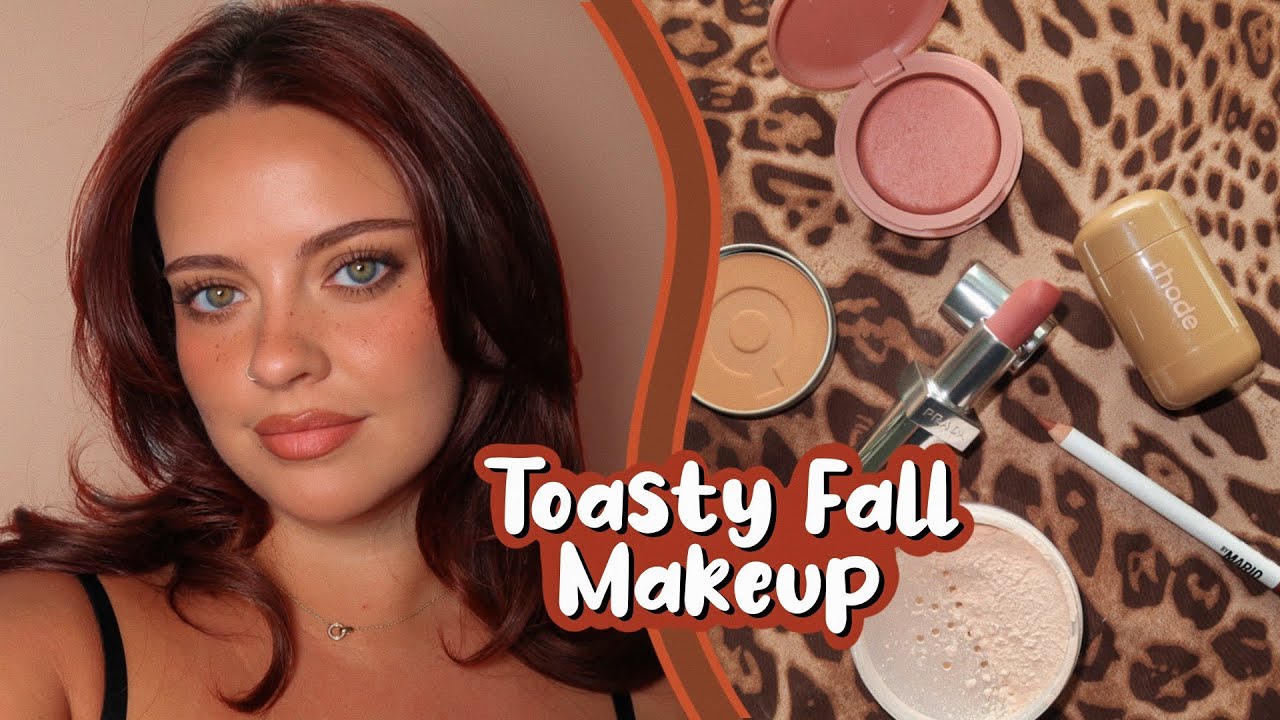 Toasty Fall Makeup Tutorial 🍂 Everyday Autumn Look + Perfect Lip Combo | Julia Adams