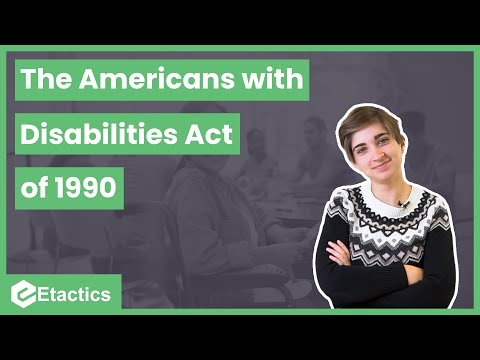 The Americans With Disabilities Act of 1990