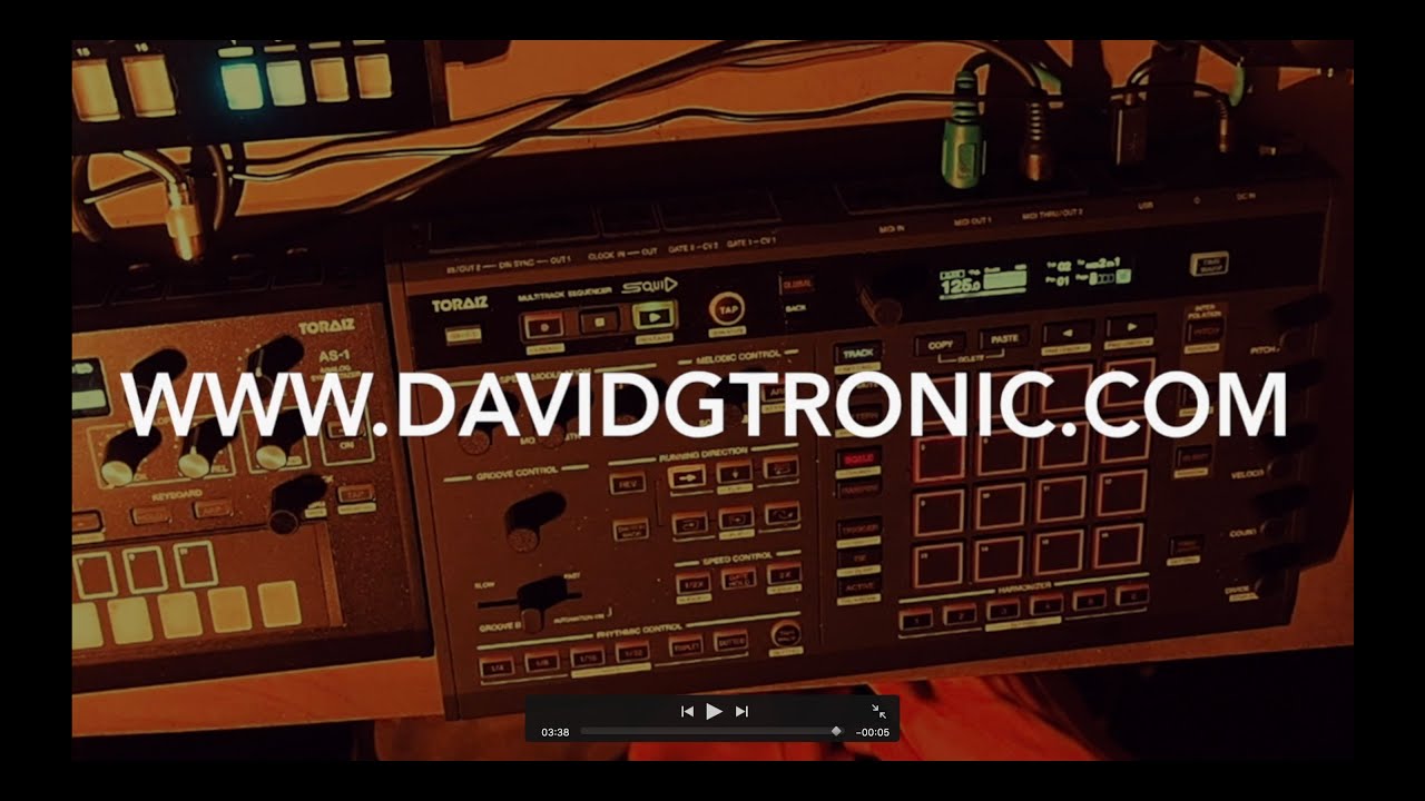 David Gtronic Toraiz Squid multi track sequencer tutorial