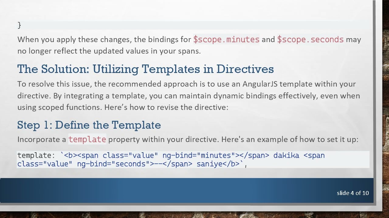 Solving the AngularJS Directive Child Element Value Binding Issue