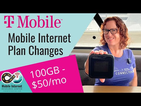 T-Mobile Mobile Internet Data Plan Changes - 100GB / $50 Now Available For All Data Devices