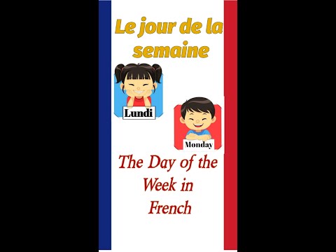 ποΈMonday in French|π
The days of the Week| Pronunciation of Lundi