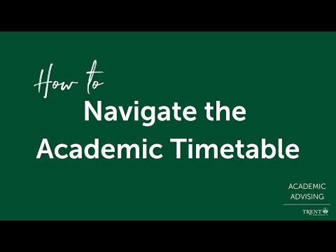 How to Navigate the 2023-2024 Academic Timetable
