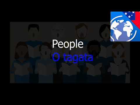 Samoan language for beginners Nouns and Words that describe them in Samoan