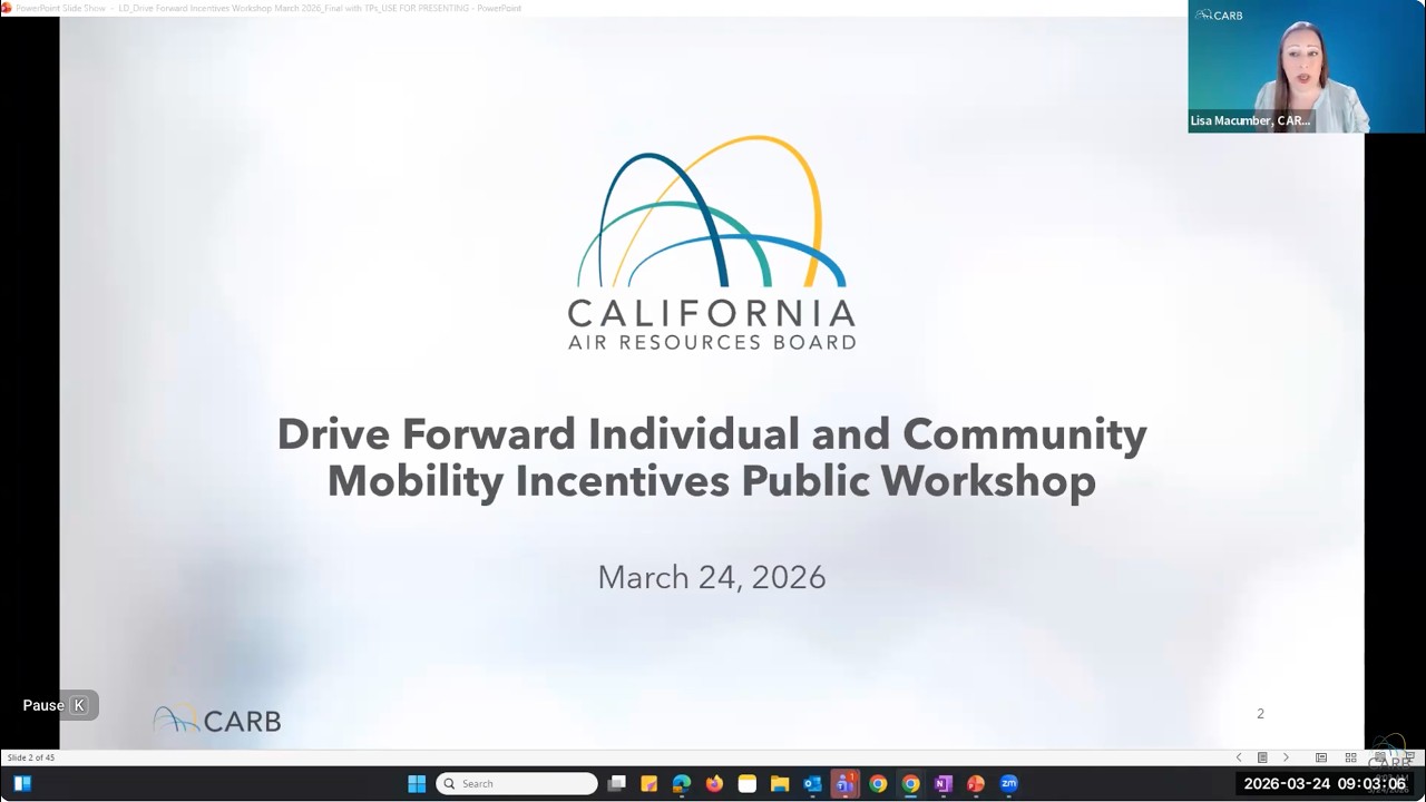 Workshop: Drive Forward Incentives – Individual and Community Mobility Incentives