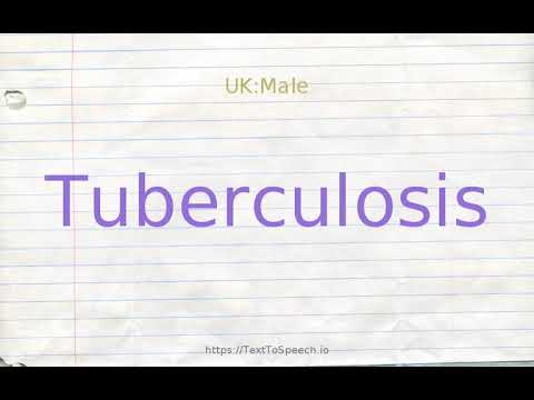 How to pronounce tuberculosis