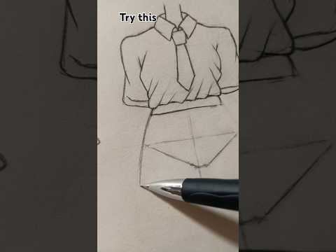 How to draw anime full body | anime girl with beautiful dress | how to draw body #drawing#shorts