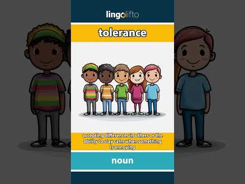 🇬🇧 Tolerance Meaning : Flash Card : Learn English Vocabulary
