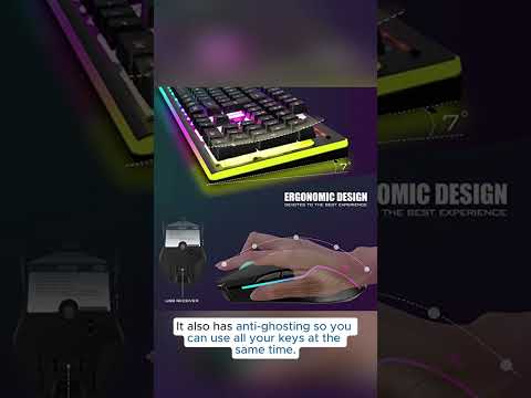 🎮RedThunder K10 Wireless Gaming Keyboard & Mouse Combo : Ultimate Gaming Setup!🔥#amazon #gaming