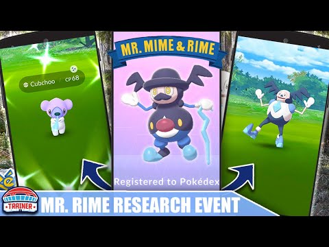 TOP TIPS - *GALARIAN MR. MIME EVENT* - MR. RIME QUEST LINE - SHINY CUBCHOO | Pokémon GO