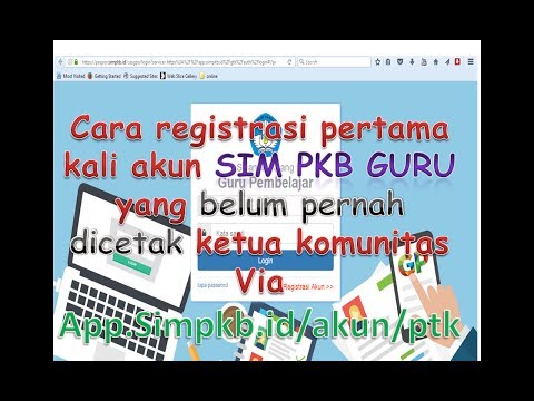 Cara Registrasi Akun SIM PKB Guru Pembelajar Pertama Kali via App.simpkb.id/gtk