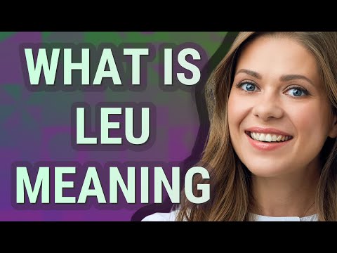 Leu | meaning of Leu