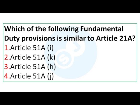 What is Article 21a and 51k? National Education Policy 2020