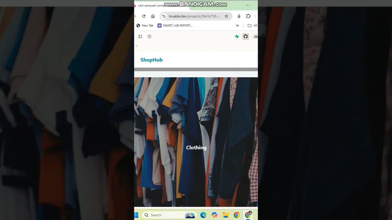 how to create reactjs code for ecommerce website using lovable.dev and clone it into github #reactjs