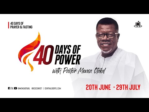 40 DAYS OF POWER | FASTING AND PRAYER | 3RD JULY, 2024