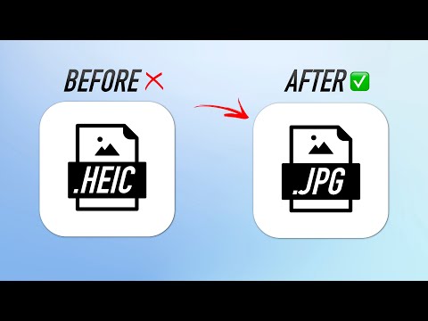 How To Quickly Convert HEIC To JPG!(Works in Mac and Windows)