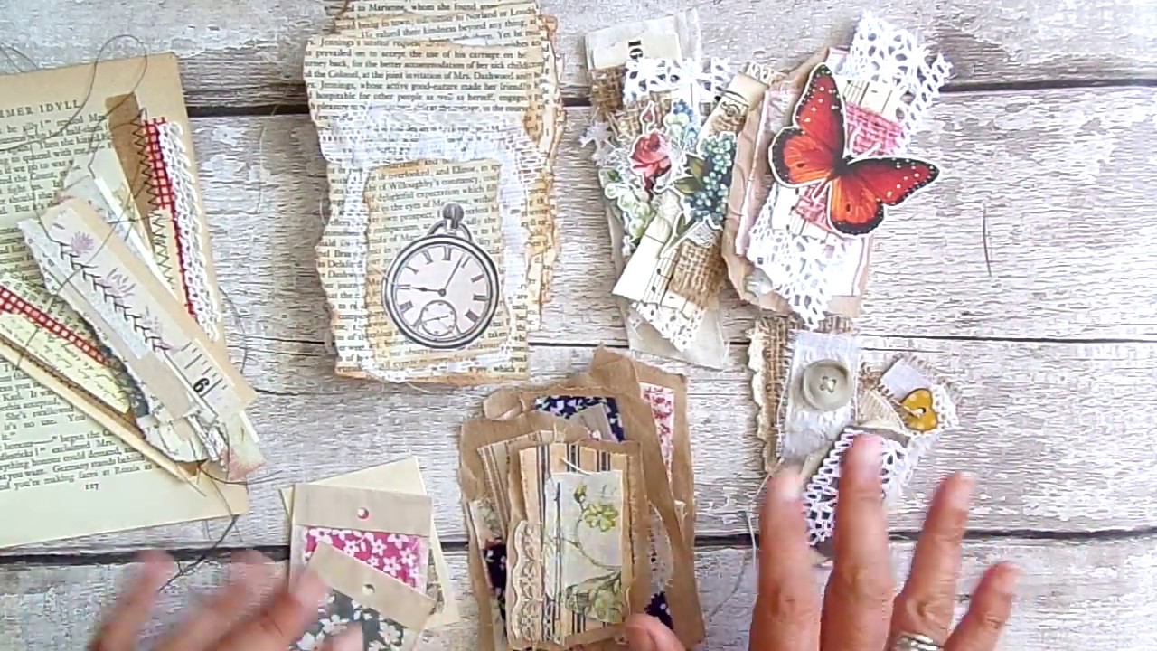 JUNK JOURNAL EPHEMERA & EMBELLISHMENT ITEMS
