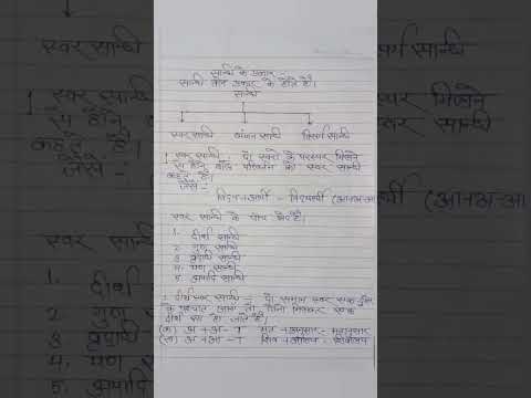 संधि किसे कहते हैं||Sandhi ke prakar #viral #education #study #shorts