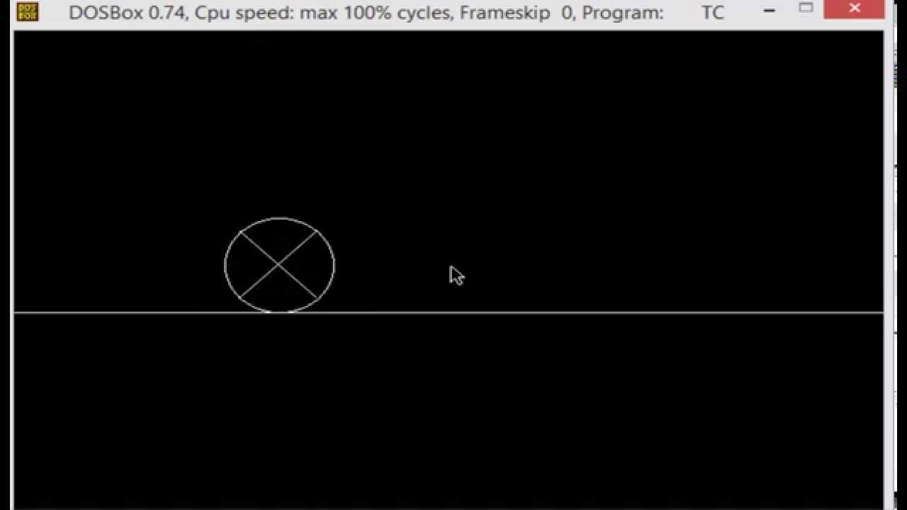 C Graphics Program For Rotating Wheel