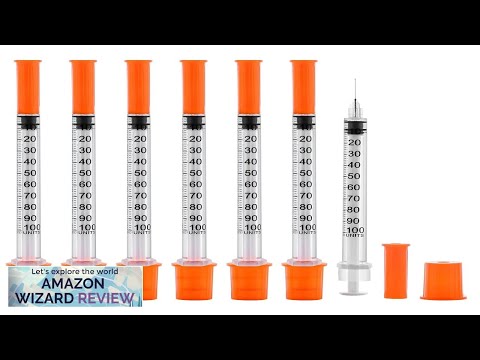 1ml Syringe with Needle Syringes 30G 1cc 1/2 Inch Individually Wrapped Review