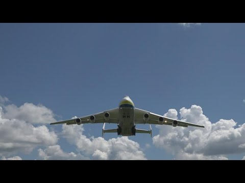 World's largest plane lands at Bangor International Airport