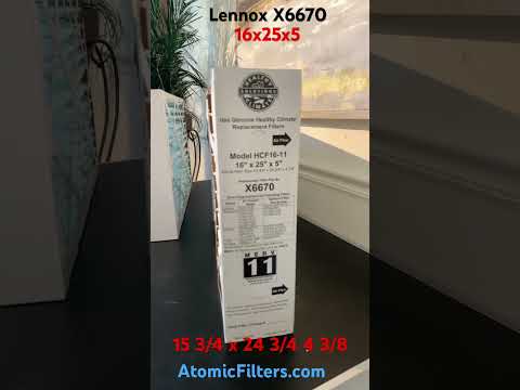Lennox 16x25x5 X6670 Furnace Filter find the right replacement #airfilter #doityourself