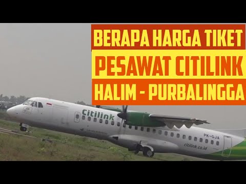 Berapa Harga Tiket Pesawat Citilink Halim - Purbalingga?