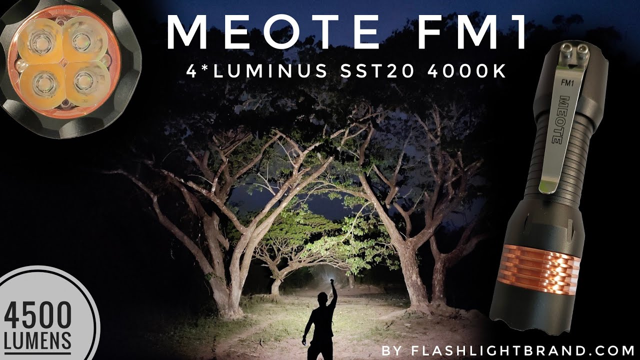Meote FM1 SST20 4000k - 18650 Flashlights - BudgetLightForum.com