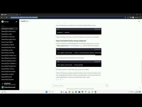 update python version on ubuntu