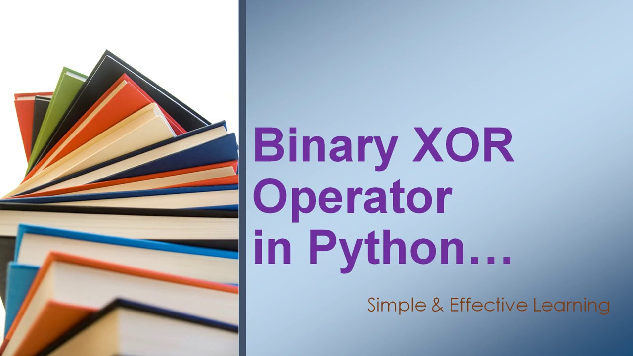 Bitwise XOR Operator in Python || Python Bitwise XOR Operator || Python XOR Operator || XOR Operator