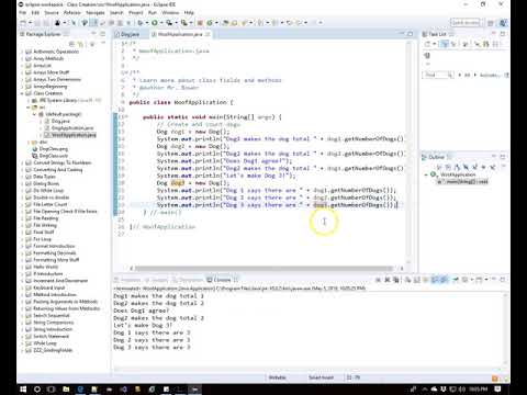 Java 8.1- Static Fields & Methods